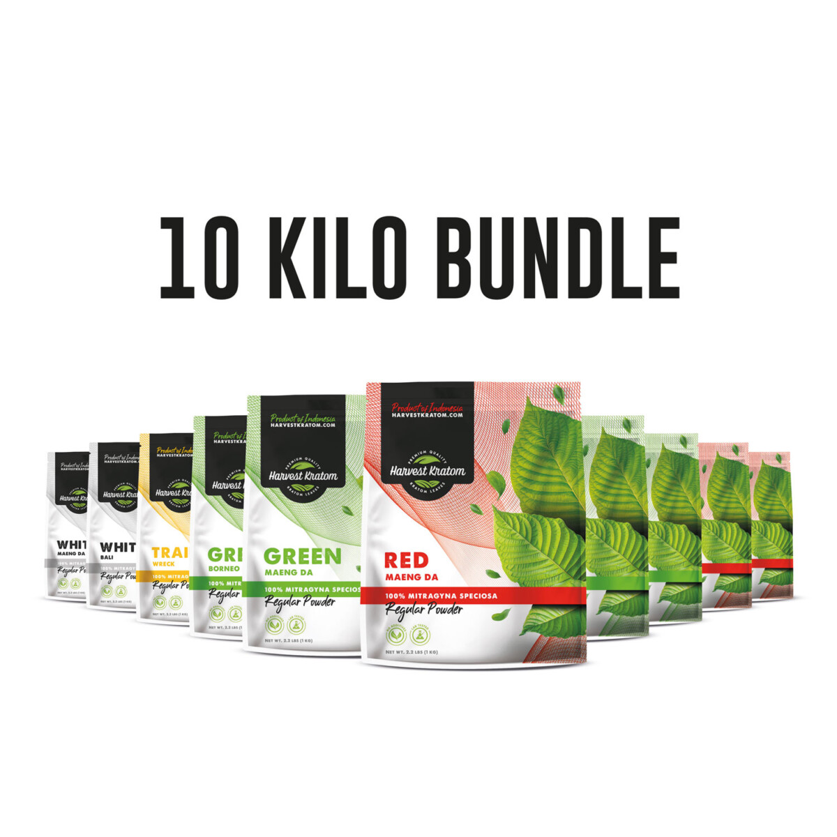 1 Kilo Variety Pack - Harvest Kratom